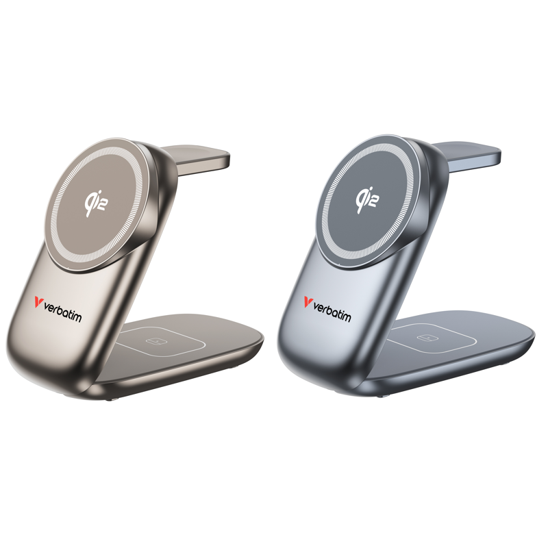 [QI-24436] Verbatim - 3 in 1 Wireless Docking | Wireless Power Consortium