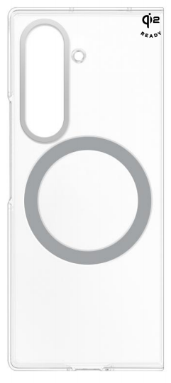 [QI-24451] Mobile Phone Cover - Z Fold7 Clear Magnet Case | Wireless ...