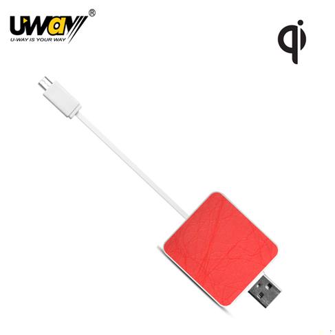 [QI-741] LinkCom - Macaron - Qi USB to Micro USB Mini Receiver with 12cm Cable(WPC 1.1.2 ...